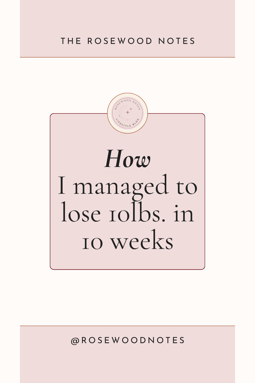 My Realistic Weight Loss Journey: 10 Pounds Down in 10 Weeks - the ...